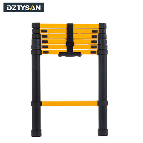 Cleaning Window Black Aluminum Telescopic Ladder Extension - deyouladder